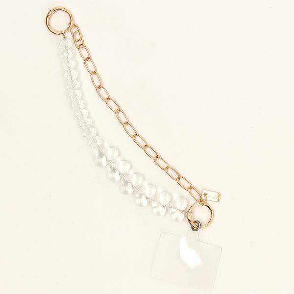 型番：24882ブランド：エアリスト商品名：airlist　Glint　グリント　 クリアスマホタブ付きチャームカラー：シルバー/ゴールド