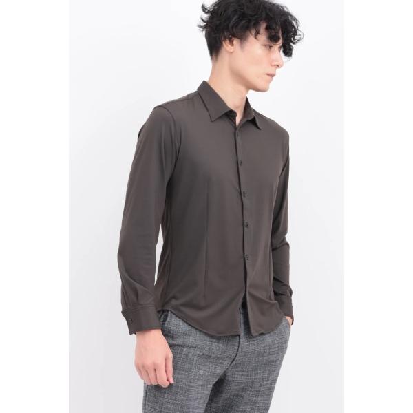 型番：2002141ブランド：トルネードマート商品名：ZERO by TORNADO MART∴メアンドロスJQジャージーストレッチシャツカラー：ブラック/チャコール/ホワイト