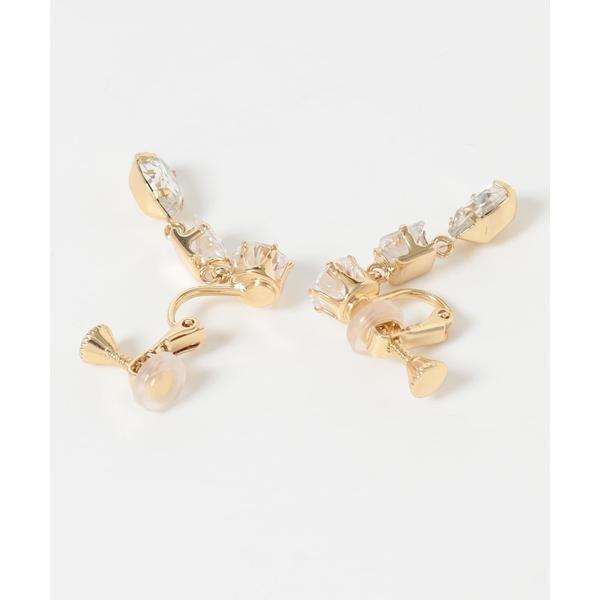 型番：SMA6-2MC025ブランド：スメリー商品名：トリプルビジューイヤリングカラー：クリア