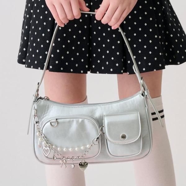 型番：8153414ブランド：メゾピアノジュニア商品名：2WAYショルダーバッグカラー：シルバー