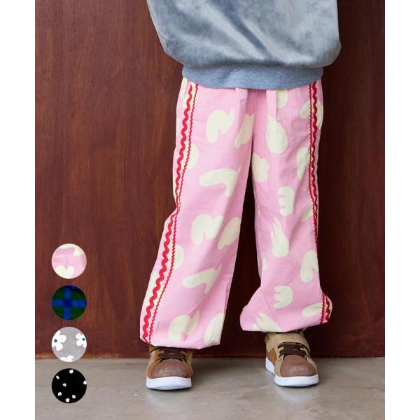 型番：0010152016ブランド：マーキーズ商品名：コールテンナミナミラインパンツカラー：Ｇ３４ピンク総柄/Ｂ６７グレー花柄/Ｂ９８ブラックドット/Ｅ６３グリーンチェック