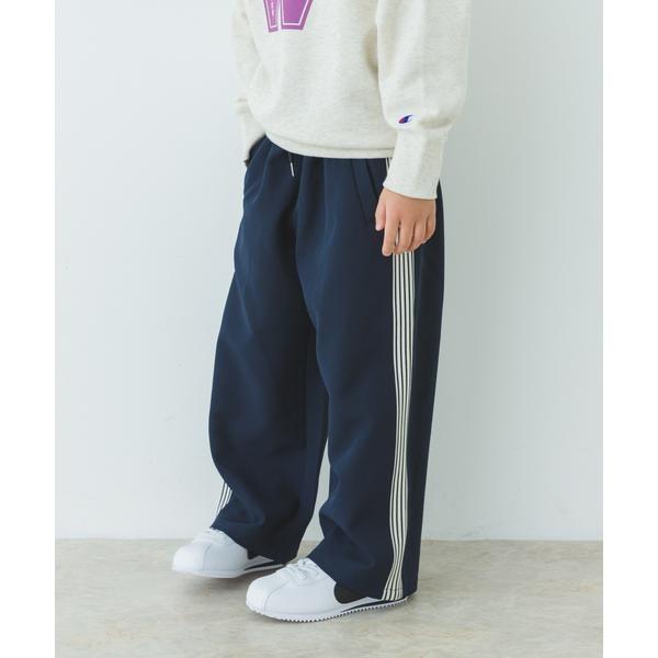 型番：DRA7-34G169ブランド：アーバンリサーチ ドアーズ商品名：サイドラインパンツ(KIDS)カラー：ブルー/ネイビー