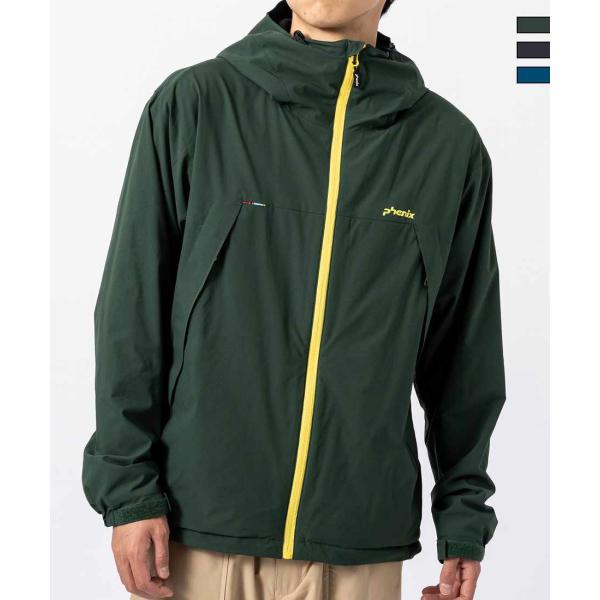 型番：POM25OT50ブランド：フェニックス商品名：phenix outdoor トリニティマウンテンパーカーカラー：CHARCOALGRAY/DEEP　BLUE/DARK　GREEN