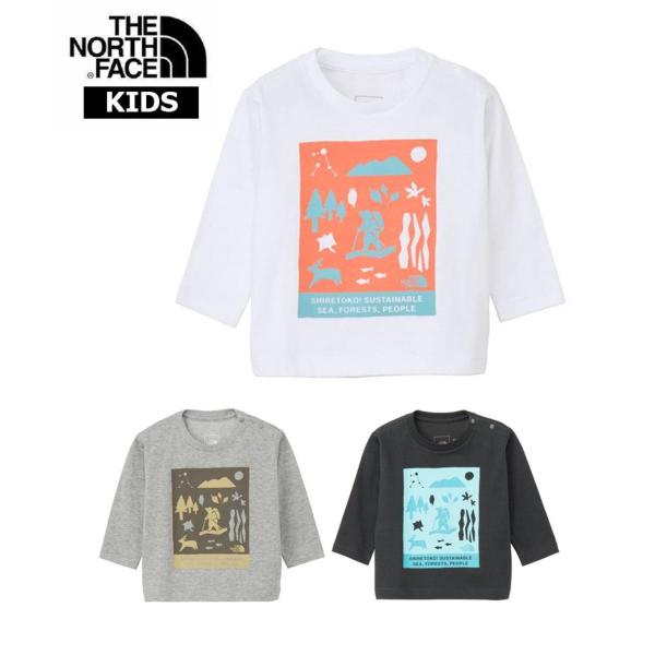 型番：tnf509ntb82530ブランド：ザ・ノース・フェイス商品名：【THE NORTH FACE】B L/S Shiretoko Toko Tee [NTB8253]カラー：ホワイト（W）/ミックスグレー（Z）/アスファルトグレー（AG）