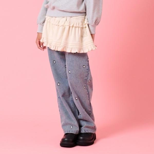 型番：7853101ブランド：バイラビット商品名：コール楊柳ティアードスカートカラー：アイボリー/茶/黒