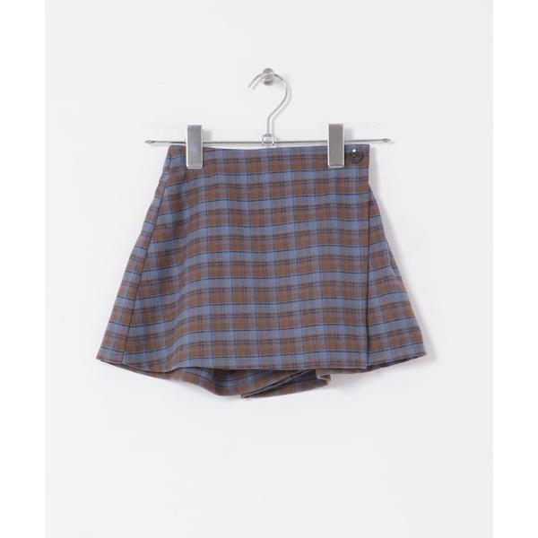 型番：DRA7-34G271ブランド：アーバンリサーチ ドアーズ商品名：『WEB/一部店舗限定サイズ』チェックラップキュロット(KIDS)カラー：ブルー系その他/イエロー系その他