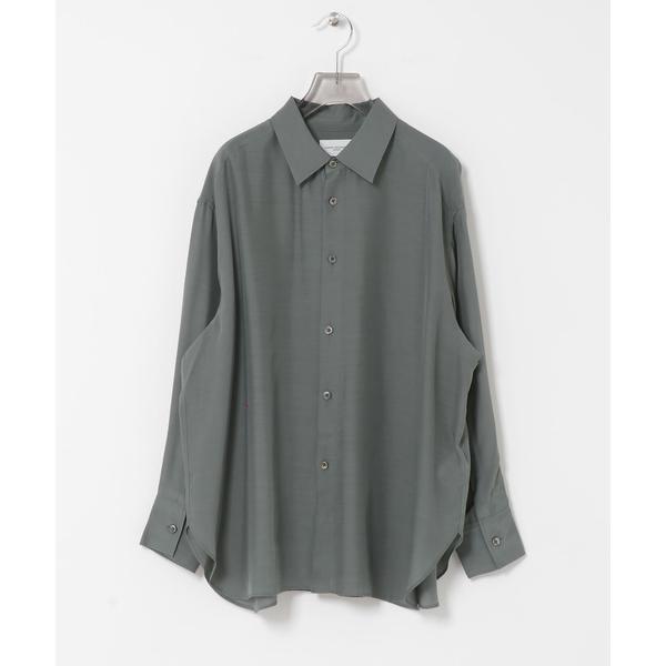 型番：URA6-23R001ブランド：アーバンリサーチ商品名：new basic　WASHABLE CUPRA SHIRTSカラー：グレー系その他/ベージュ