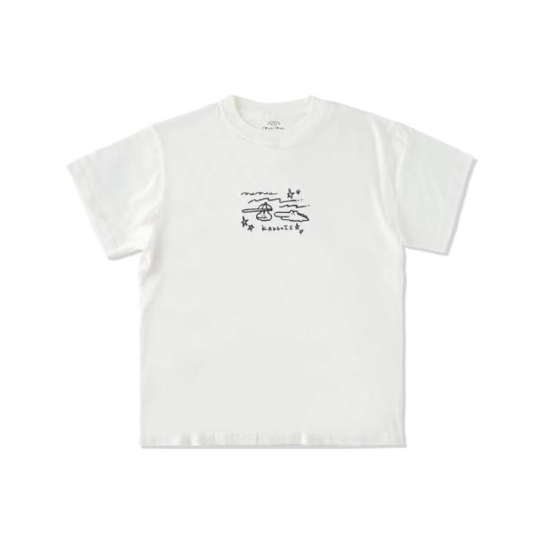 型番：M2500254ブランド：もくもくちゃん商品名：MK587　kakkoii刺繍Tee／バニラLカラー：バニラ