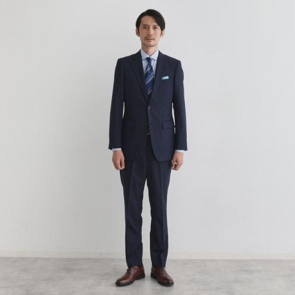 型番：93164011ブランド：タケオキクチ商品名：シャドーオルタネートストライプ スーツカラー：ブラック（３１９）/ブルー（３９３）