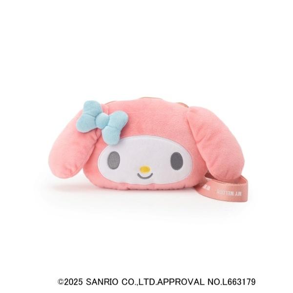 型番：12204101ブランド：シューラルー商品名：【サンリオキャラクターズ】フェイスポシェットカラー：スミクロ（０１８）/ピンク（０７２）