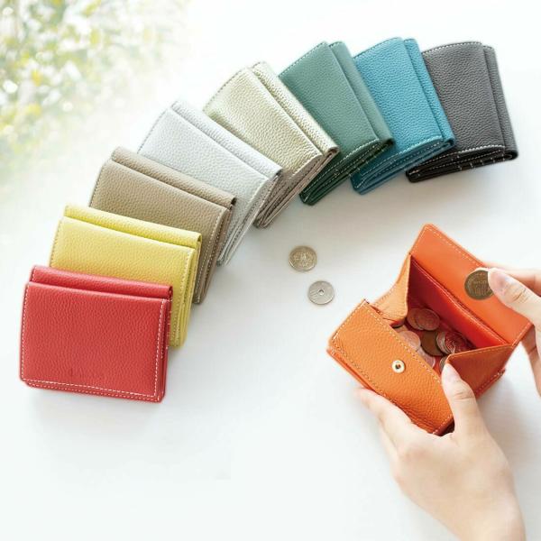 型番：BTV875ブランド：バルコス商品名：【BARCOS/バルコス】シュリンクレザーミニウォレットカラー：グリーン