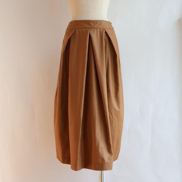 型番：157509ブランド：エトレリー商品名：【etre relie】 グロッシービンテージバレルスカートカラー：ベージュ　11/キャメル　13/黒　09