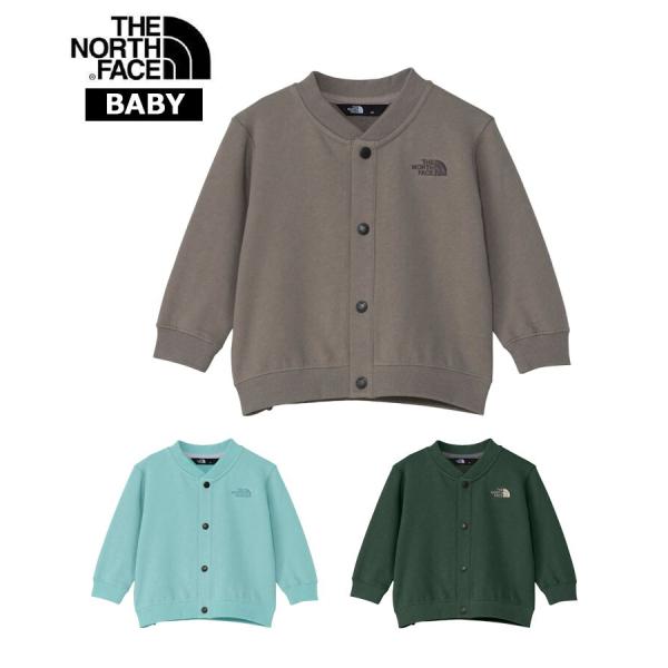 型番：tnf509ntb12560ブランド：ザ・ノース・フェイス商品名：【THE NORTH FACE】B Sweat Logo Jacket ベビーカラー：マッシュルーム（MR）/ブルーエクリプス（BE）/アルパイン（AL）