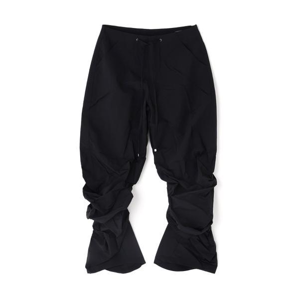 型番：7845210727ブランド：エルエイチピー商品名：NACHE／ナチェ／PINTUCK NYLON PANTS BLACKカラー：ブラック