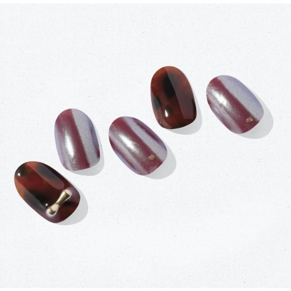 型番：8800302873454ブランド：オホーラ商品名：ohoraネイルシールNP-051-J N Noir Amber(韓国コスメ)カラー：**