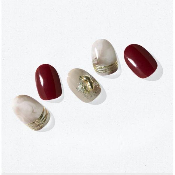 型番：8809840148956ブランド：オホーラ商品名：ohoraネイルシールNP-021-J N Auburn Nuance(韓国コスメ)カラー：**