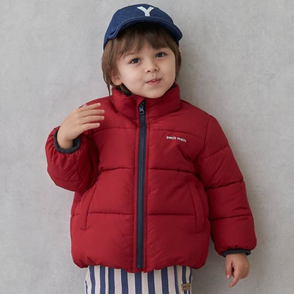 型番：9553309ブランド：プティマイン商品名：【GOODPRICE/撥水加工】中綿ジャケットカラー：赤/アイボリー/ライト　ピンク/黄/紺/ブルー/ラベンダー/マルチ