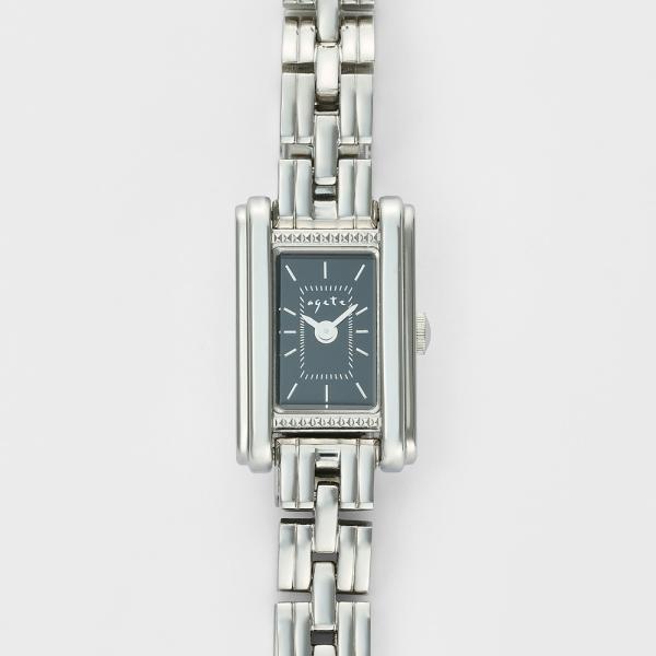 型番：10254120806ブランド：アガット商品名：スクエアフェイスウォッチ／シルバーカラー：シルバー