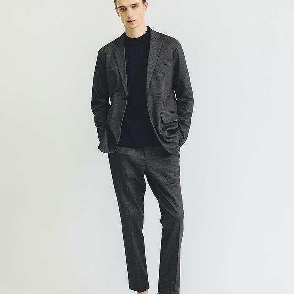 型番：71029370000ブランド：アバハウス商品名：【新型/上下2点セット】ポンチ セットアップ/スーツ ジャケット＆スラックスカラー：ブラック/グレー/ネイビー/ブルー系その他1/その他/その他1