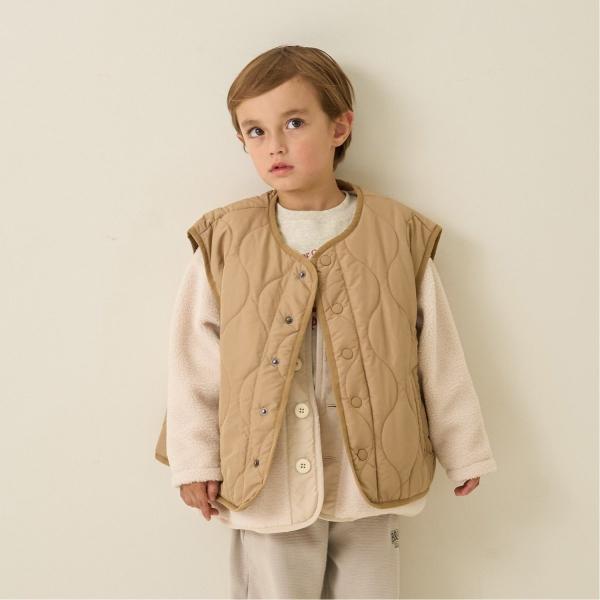 型番：9853302ブランド：ビールーム商品名：【組み合わせ自由シリーズ】キルティングベストカラー：ベージュ/アイボリー/カーキ/黒