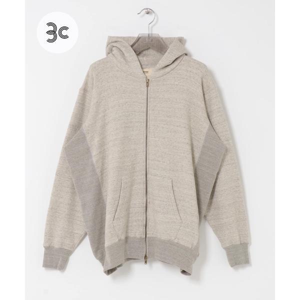 型番：URA7-11B009ブランド：アーバンリサーチ商品名：UNDYED SWEAT F/Z PARKAカラー：ライトグレー