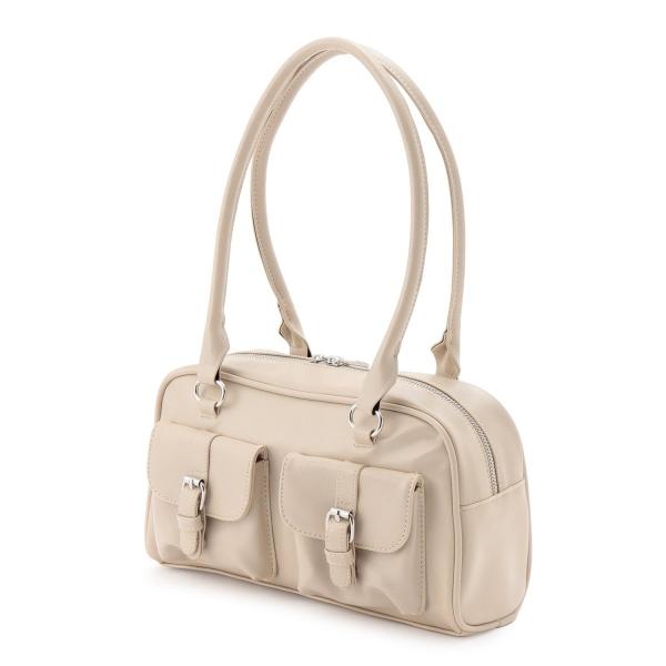 型番：8353422ブランド：ラブトキシック商品名：ロングハンドルボストンカラー：アイボリー/赤/カーキ　/黒