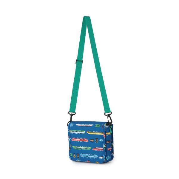 型番：5354452ブランド：クレードスコープ商品名：鉄道模型収納電車柄推し活ショルダーバッグカラー：紺