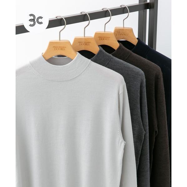 型番：DTA7-12L002ブランド：アーバンリサーチ ドアーズ商品名：LIFE STYLE TAILOR　マシンウォッシャブルハイゲージモックニットカラー：グレー系その他/ブラウン系その他/アイボリー/ネイビー