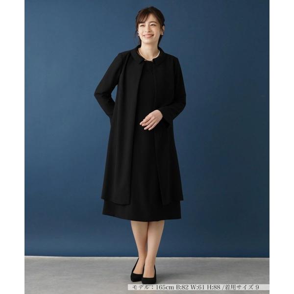 型番：0400082ブランド：レリアン商品名：ワンピースアンサンブル【ブラックフォーマル】カラー：ブラック