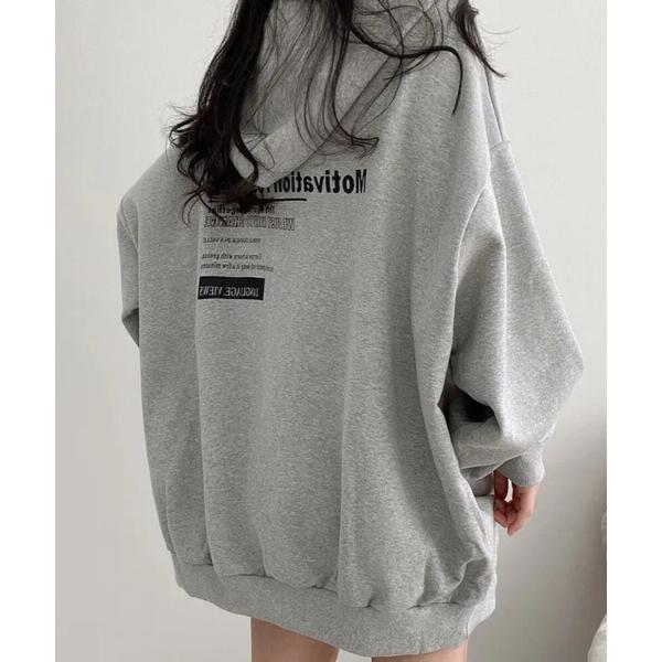 型番：IVG2518ブランド：ニュージェントルマン商品名：MOTIVATION オーバーサイズ プルオーバーパーカーカラー：グレー/ライトグレー/ブラック