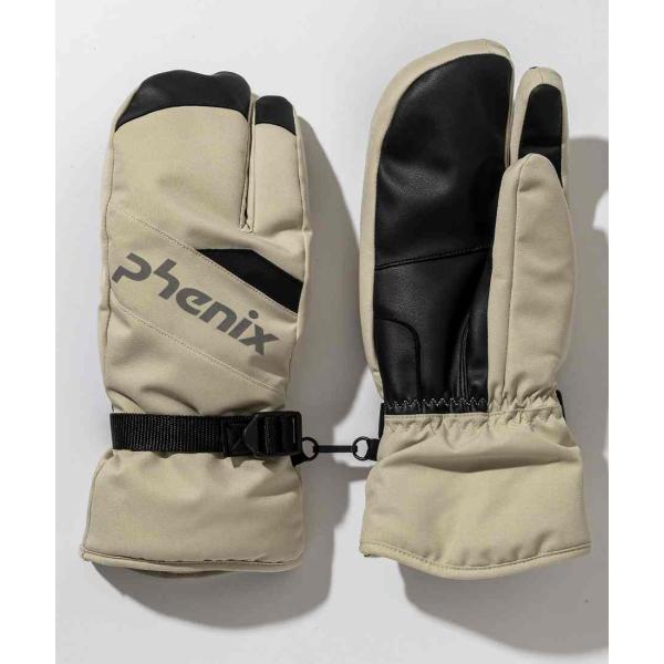 型番：ESM25GL14ブランド：フェニックス商品名：phenix【MENS】フェニックスビッグロゴマークトリガーミトン スキーウェアカラー：NAVY/SAND　BEIGE