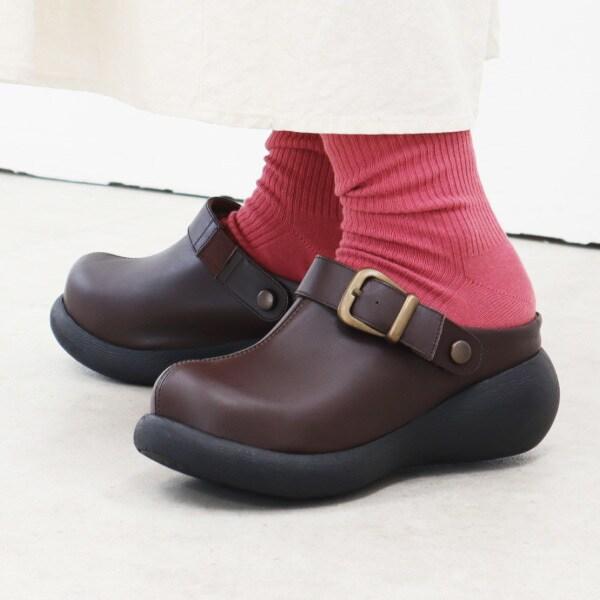 型番：72601ブランド：ナッツワールド商品名：Nuts world 本革ベーシックサボカラー：kogecha/kuro/usucha