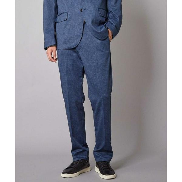 型番：M0854FP405ブランド：ユニオンステーション商品名：プリントジャージースラックスカラー：ネイビー/チャコールグレー