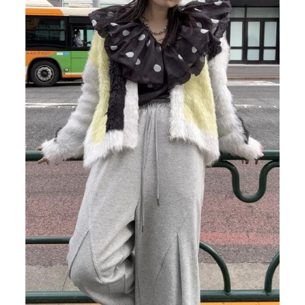 型番：PM0664ブランド：アズノゥアズピンキー商品名：ブロックファーのＣＤカラー：ＹＥＸＢＫ/ＢＲＸＰＫ/ＬＶＸＮＶ