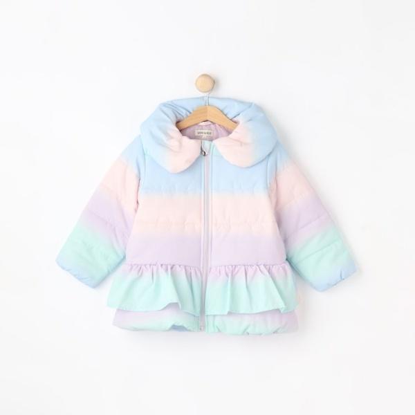 型番：12244050ブランド：シューラルー商品名：【100-150cm撥水】GIRLS中綿アソートブルゾンカラー：アイボリー（１０４）/ラベンダー（１８０）