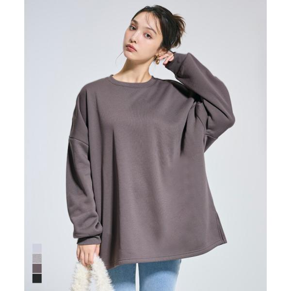 型番：46-250526003-04ブランド：コカ商品名：裏起毛ビッグシルエットスウェット 全4色カラー：ライトブルー/ライトグレー/グレージュ/ブラック