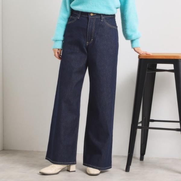 型番：P9364001ブランド：イッツデモ商品名：Lee Babe ワイドジーンズカラー：サックスブルー（０９０）/ネイビー（０９４）