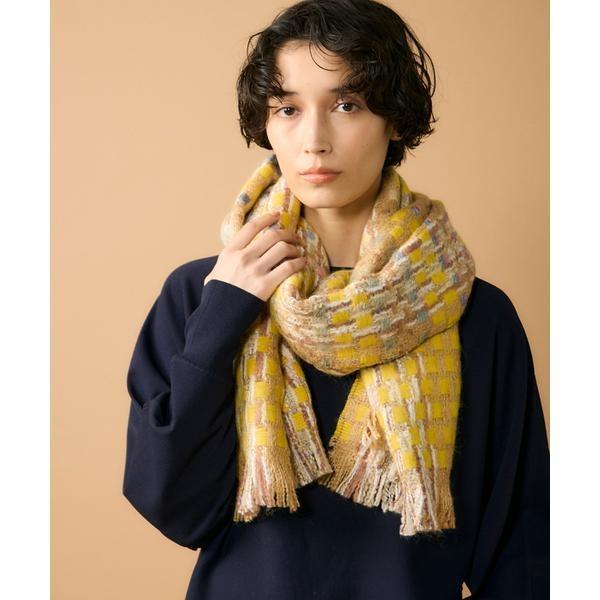 型番：6954283003ブランド：ルスーク商品名：ミックスヤーンマフラー《P.CORNILLON / ピー・コルニヨン》カラー：ブラック/ベージュ2