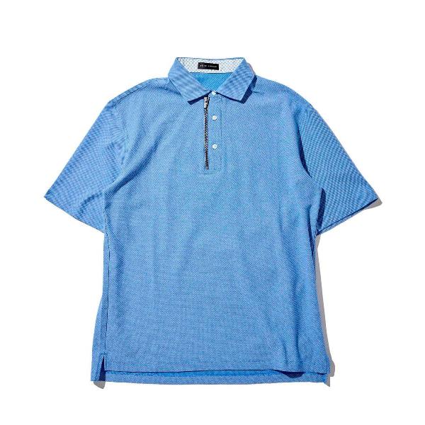 型番：1025364021ブランド：テットオム商品名：ALBINI ファスナーポロカラー：サックス/グレー/ネイビー