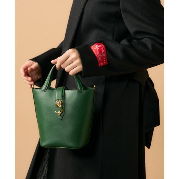 型番：8150206351ブランド：フェイバリット スキナモノ商品名：GLINDA BAG SMALL ハンドバッグ《DELL'EST》カラー：キャメル1/グリーン