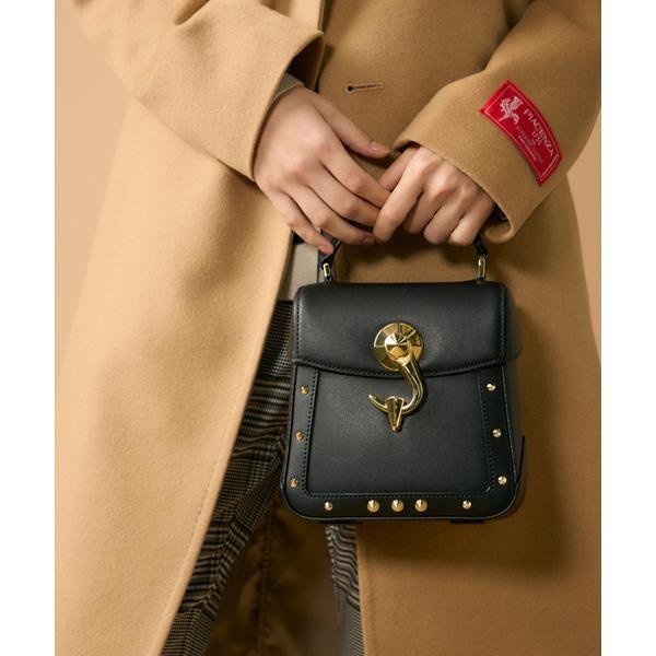 型番：8150206352ブランド：フェイバリット スキナモノ商品名：TRUNKINO BAG SMALLハンドバッグ《DELL'EST》カラー：ブラック