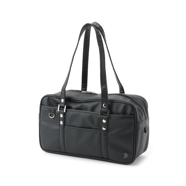 型番：4961428ブランド：ポンポネットジュニア商品名：合皮スクールバッグカラー：黒　/コゲ茶　