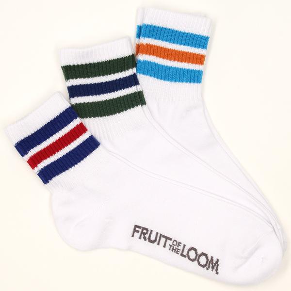 型番：81170500ブランド：フルーツオブザルーム商品名：Q.FTL3Pカラフルライン平編Aカラー：アソート