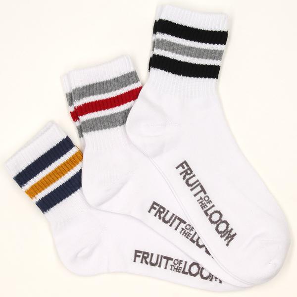 型番：81170600ブランド：フルーツオブザルーム商品名：Q.FTL3Pカラフルライン平編Bカラー：アソート