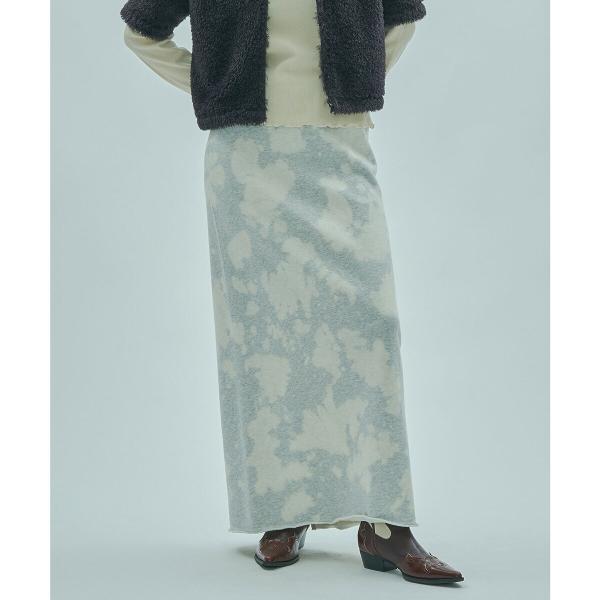 型番：205254032002ブランド：ローズバッド商品名：mag.by c/BLEACH SWEAT SKIRTカラー：GREY/BLACK
