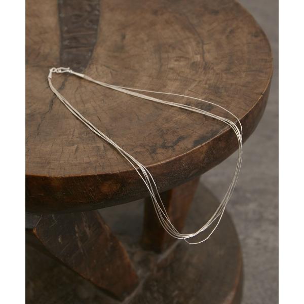 型番：SBZ56230ブランド：サロン アダム エ ロペ商品名：【NativeSilverStreams】リキッドシルバーネックレス 5st 60cmカラー：シルバー(93)