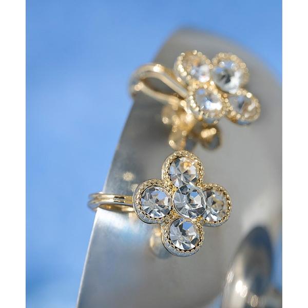 型番：ASTZLM0019ブランド：トッカ商品名：【chayさん着用】WITH FLORA 2WAY EARRINGS イヤリングカラー：ゴールド系/シルバー系