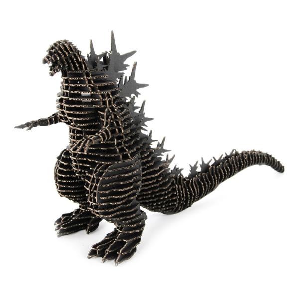 型番：GODZILLA-Lブランド：フラッツ商品名：【FLATS】 立体 段ボールパズル / ゴジラ 大サイズカラー：黒