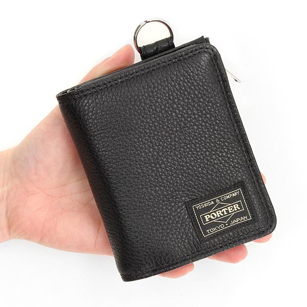 型番：04103121ブランド：ポーター 吉田カバン商品名：ポーター カーム ウォレット 041-03121カラー：ブラック/キャメル