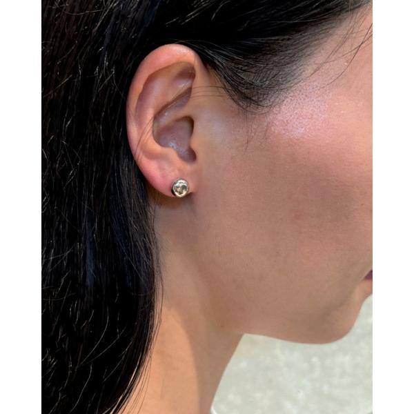 型番：1014283018ブランド：ニナ・エ・ジュール商品名：【NINA＆JULES】ラウンドスタッドシルバーピアスカラー：SILVER